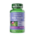 milk thistle herbal supplement capsules