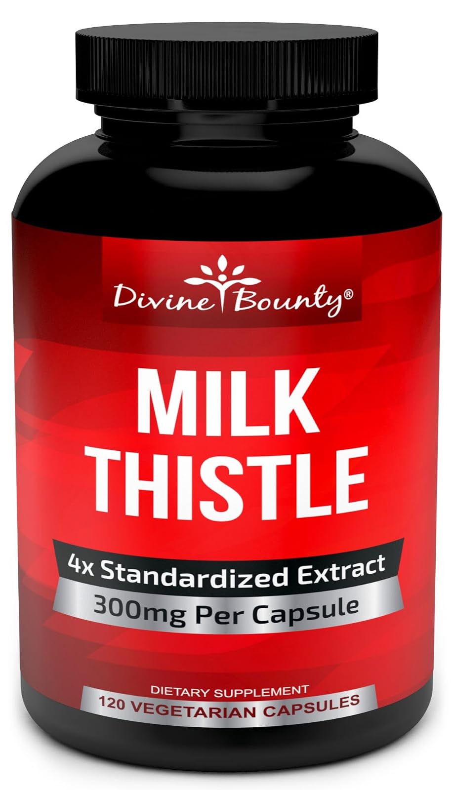 milk thistle herbal supplement capsules
