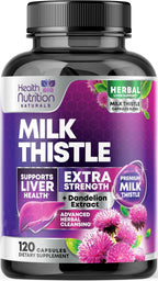 milk thistle herbal supplement capsules