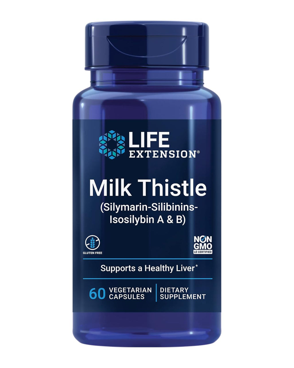 milk thistle herbal supplement capsules