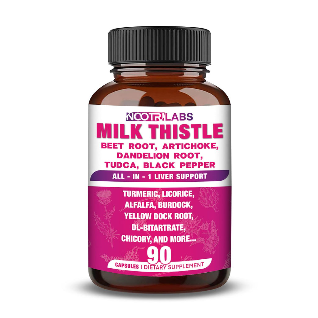 milk thistle herbal supplement capsules