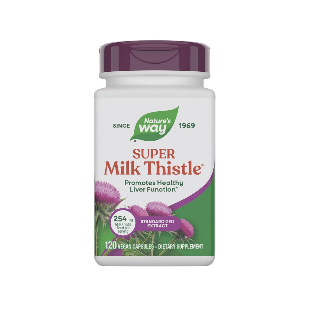 milk thistle herbal supplement capsules