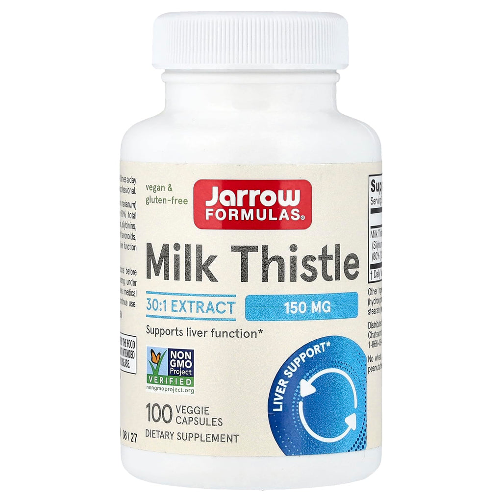 milk thistle herbal supplement capsules