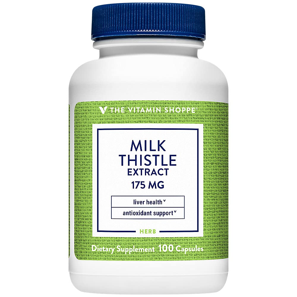 Milk Thistle herbal supplement capsules