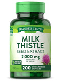 milk thistle herbal supplement capsules