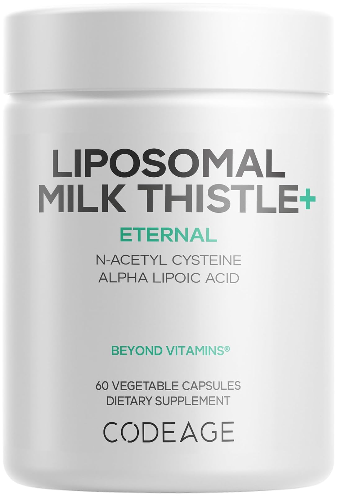 milk thistle herbal supplement capsules