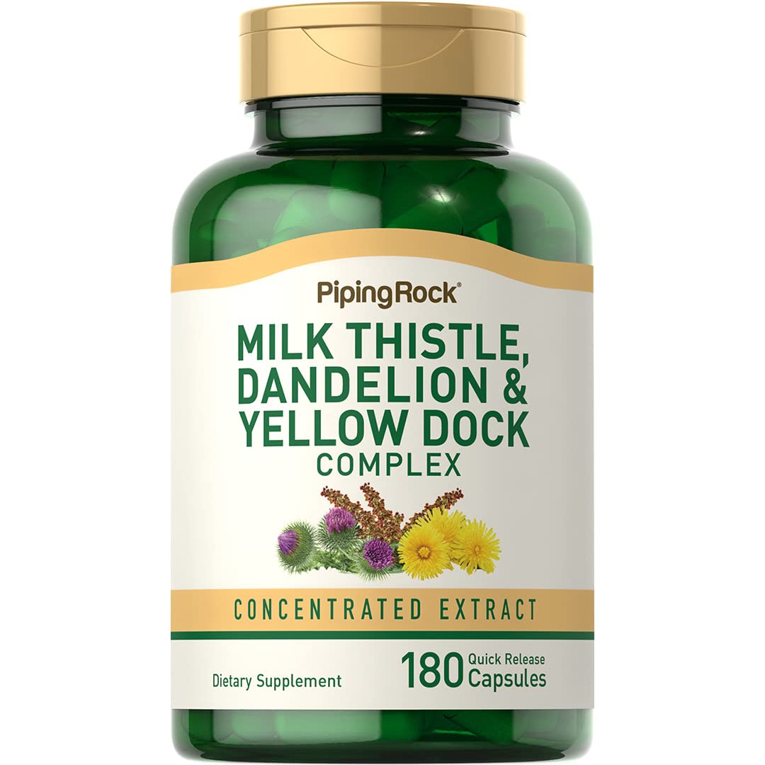 milk thistle herbal supplement capsules