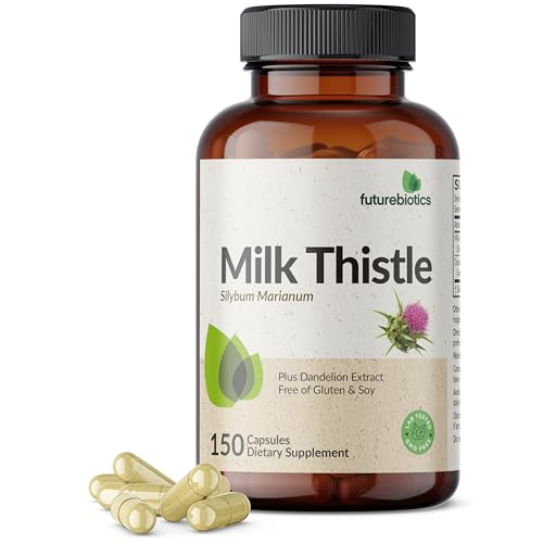 milk thistle herbal supplement capsules