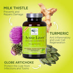 Milk thistle herbal supplement for detox support
