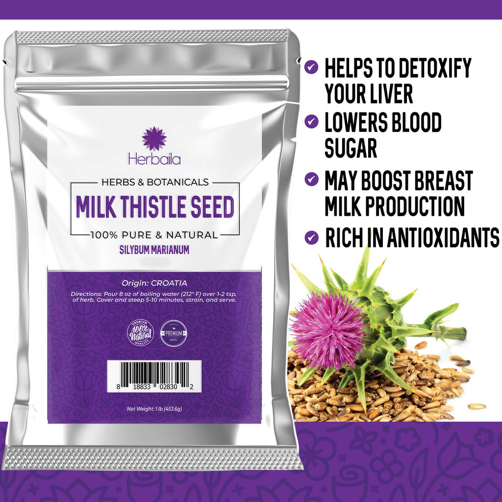 milk thistle herbal supplement for vitality