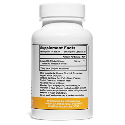 milk thistle herbal supplement for wellness