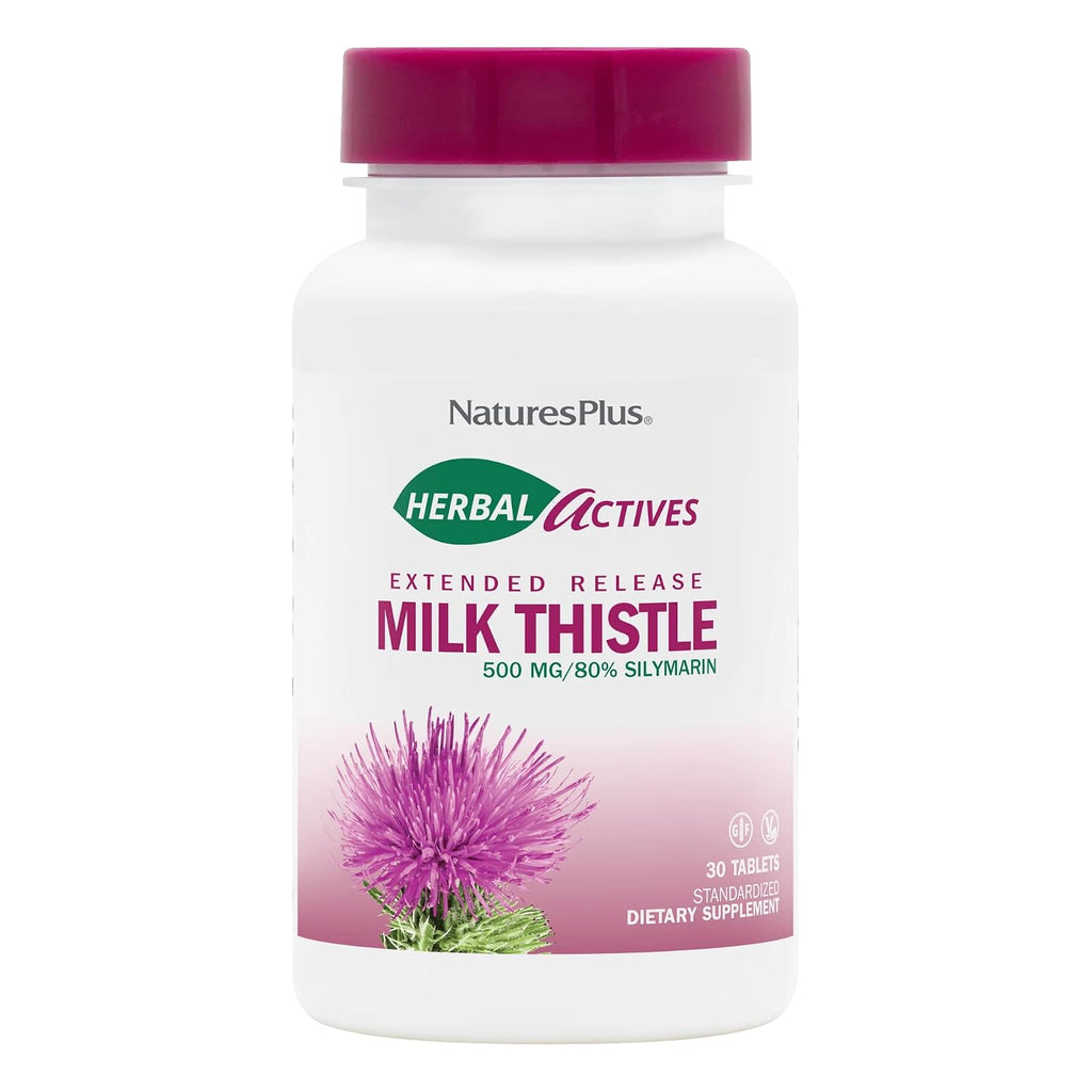 milk thistle herbal supplement tablets