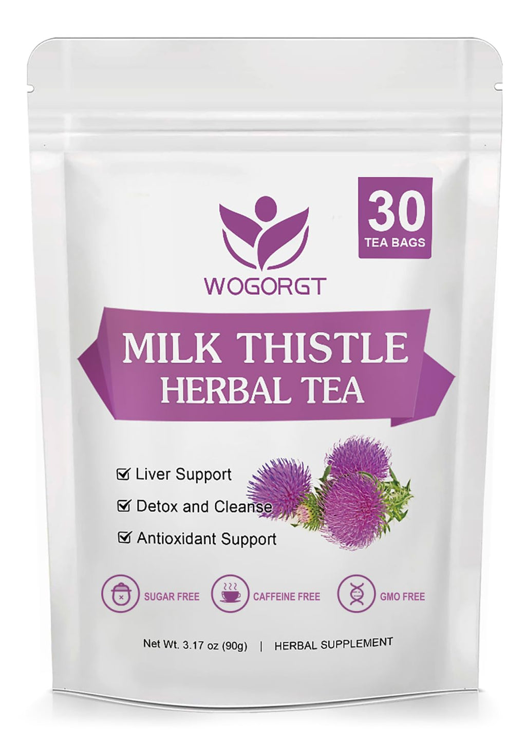 milk thistle herbal tea bags