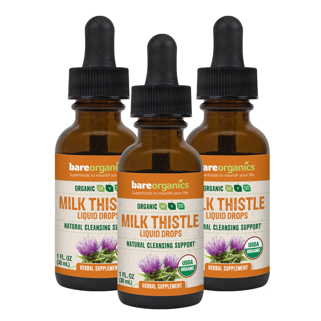 milk thistle liquid drops for detox