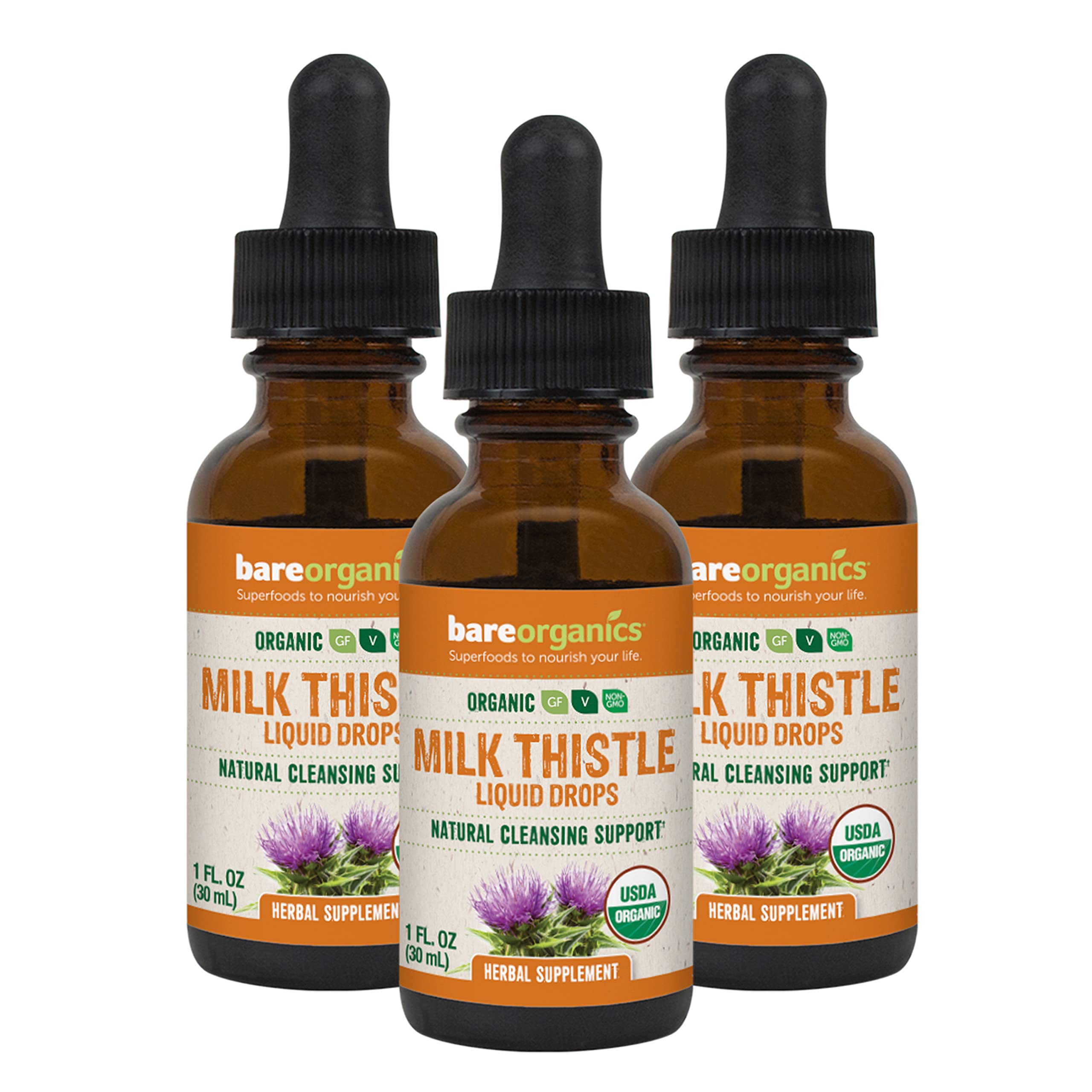 milk thistle liquid drops for detox