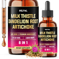 Milk thistle liquid drops for liver health