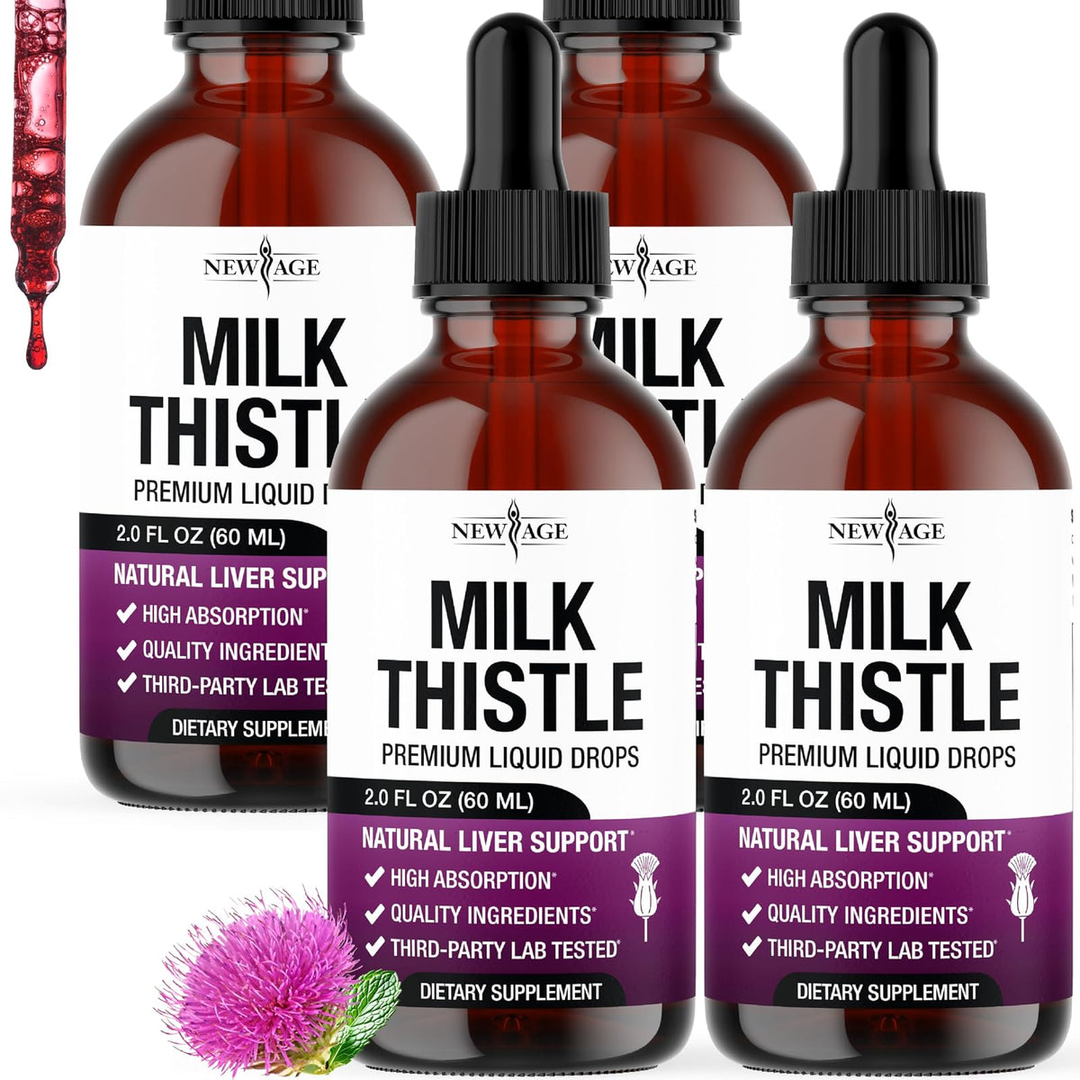 Milk Thistle liquid drops for liver health