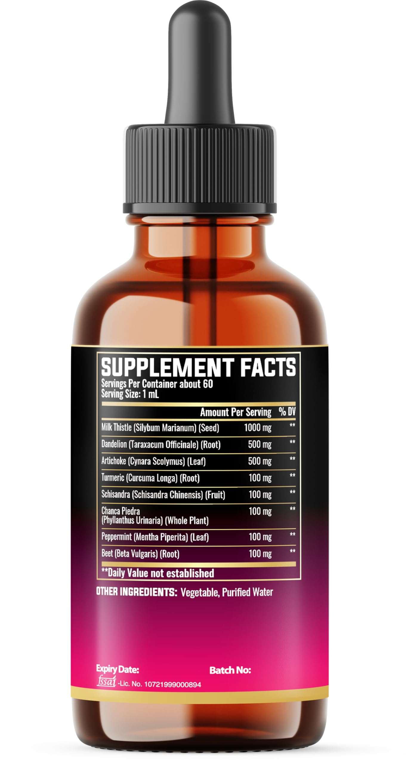 Milk thistle liquid for easy absorption