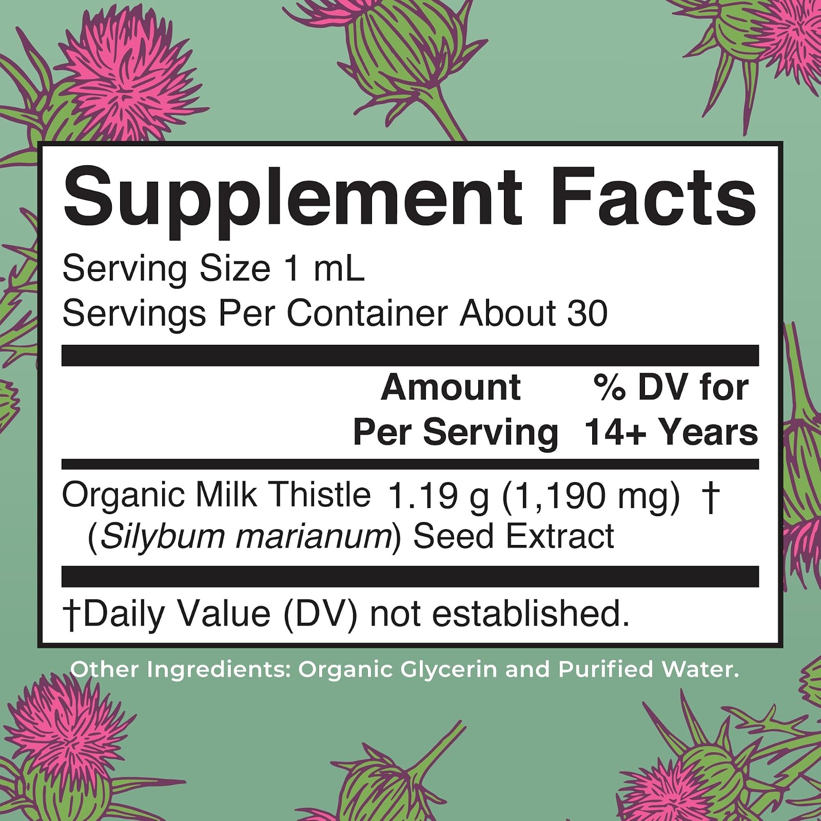 milk thistle liquid supplement benefits