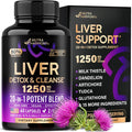 Milk Thistle liver cleanse capsules
