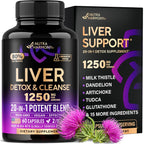 Milk Thistle liver cleanse capsules