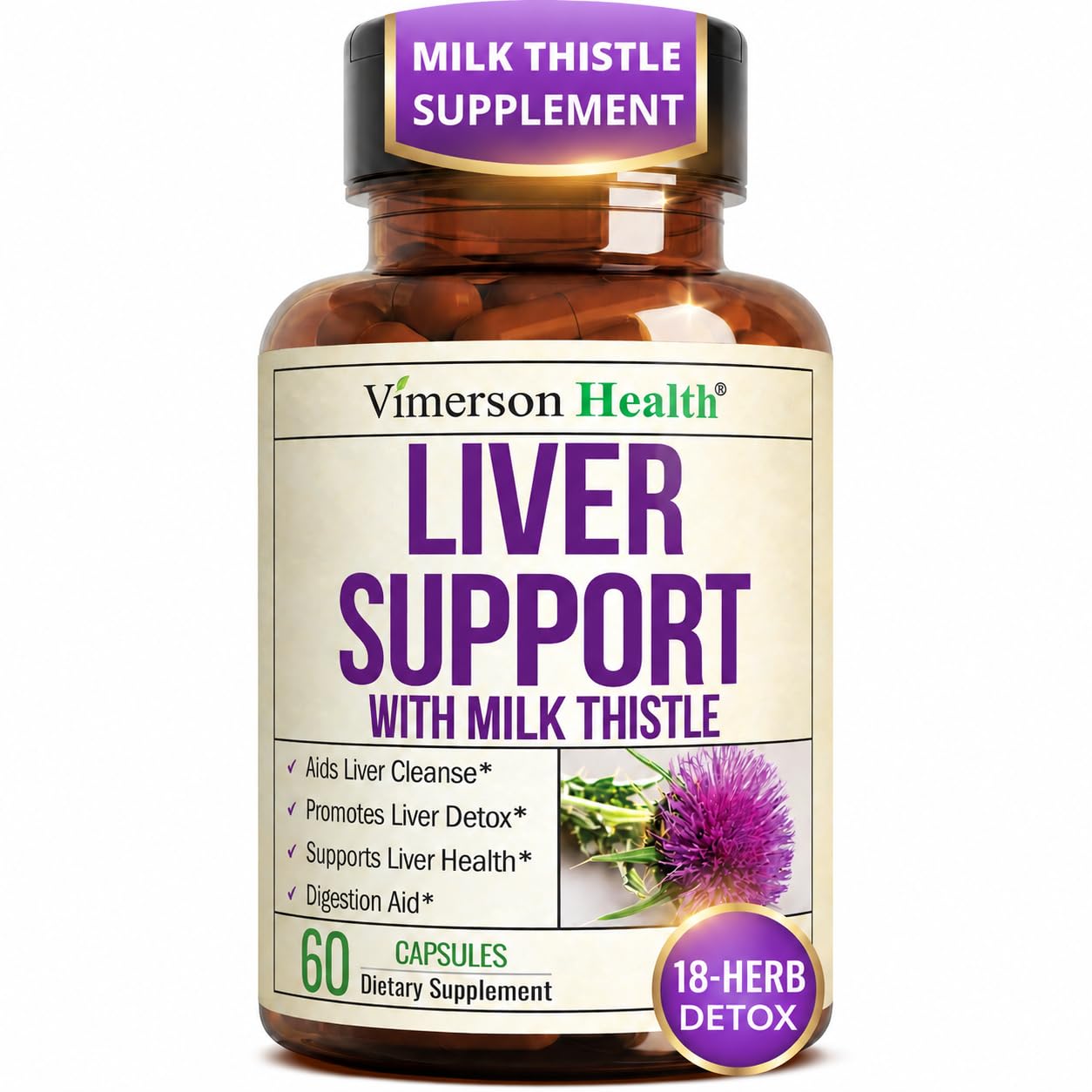 milk thistle liver detox capsules