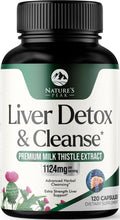 Milk Thistle liver detox capsules