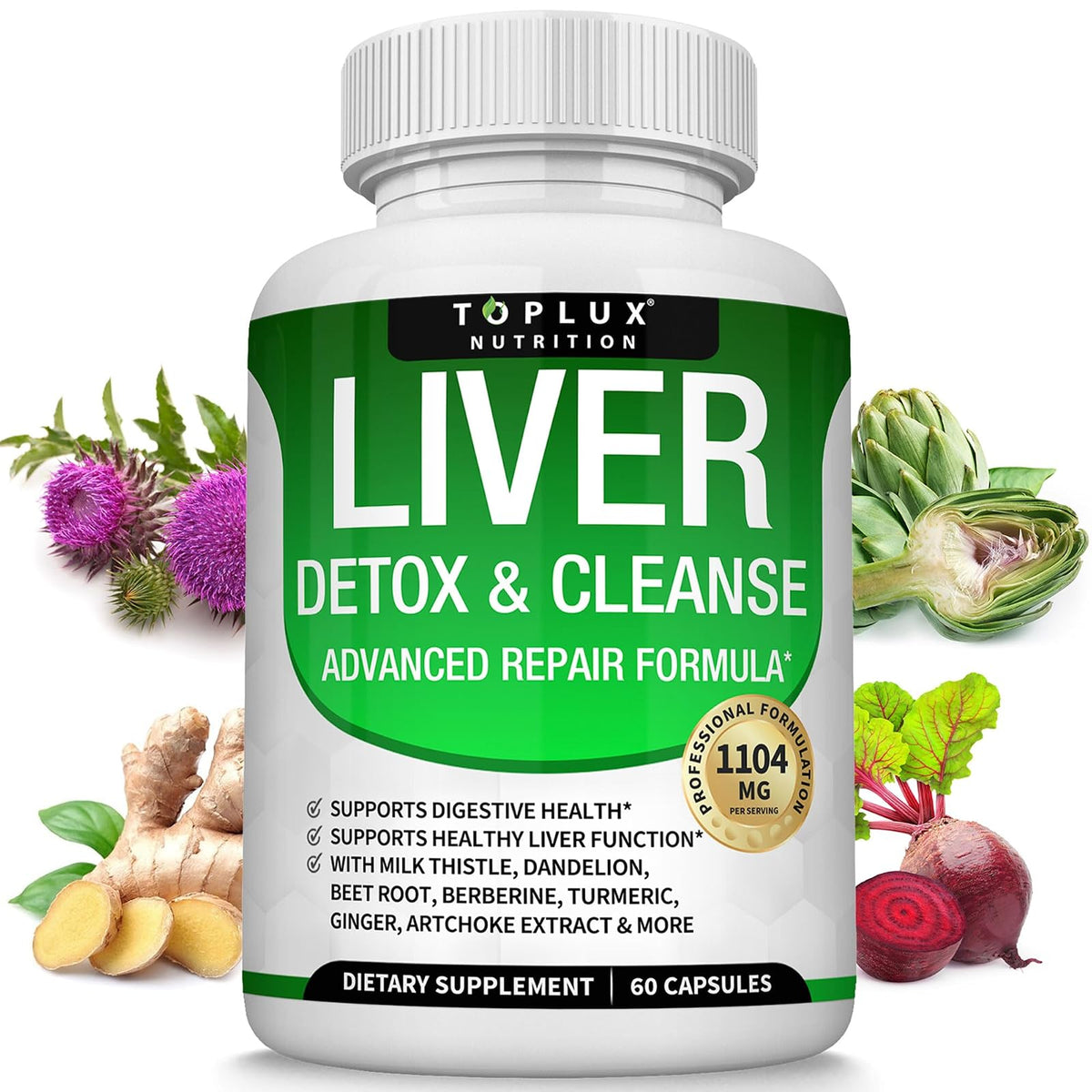 milk thistle liver detox capsules