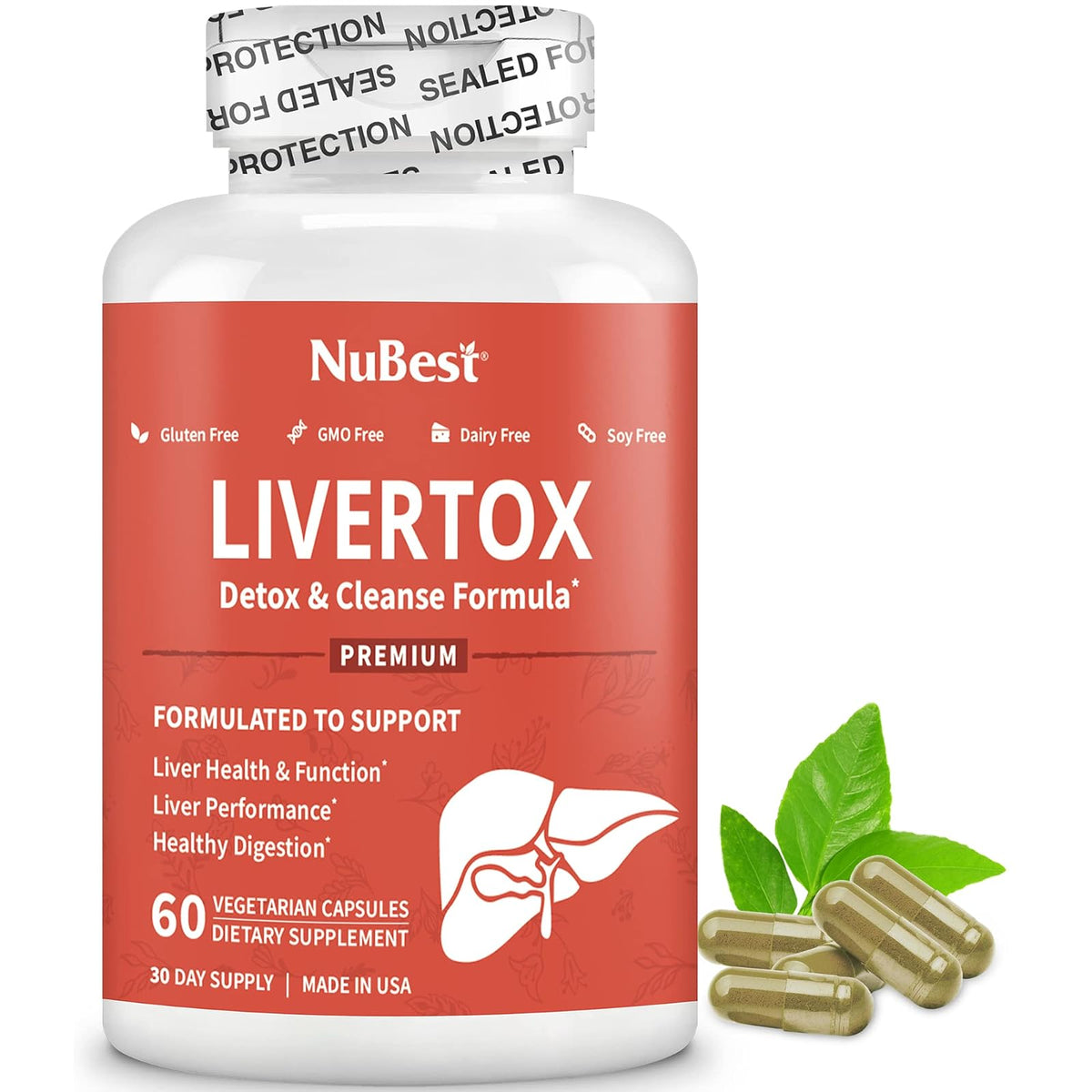 milk thistle liver detox capsules