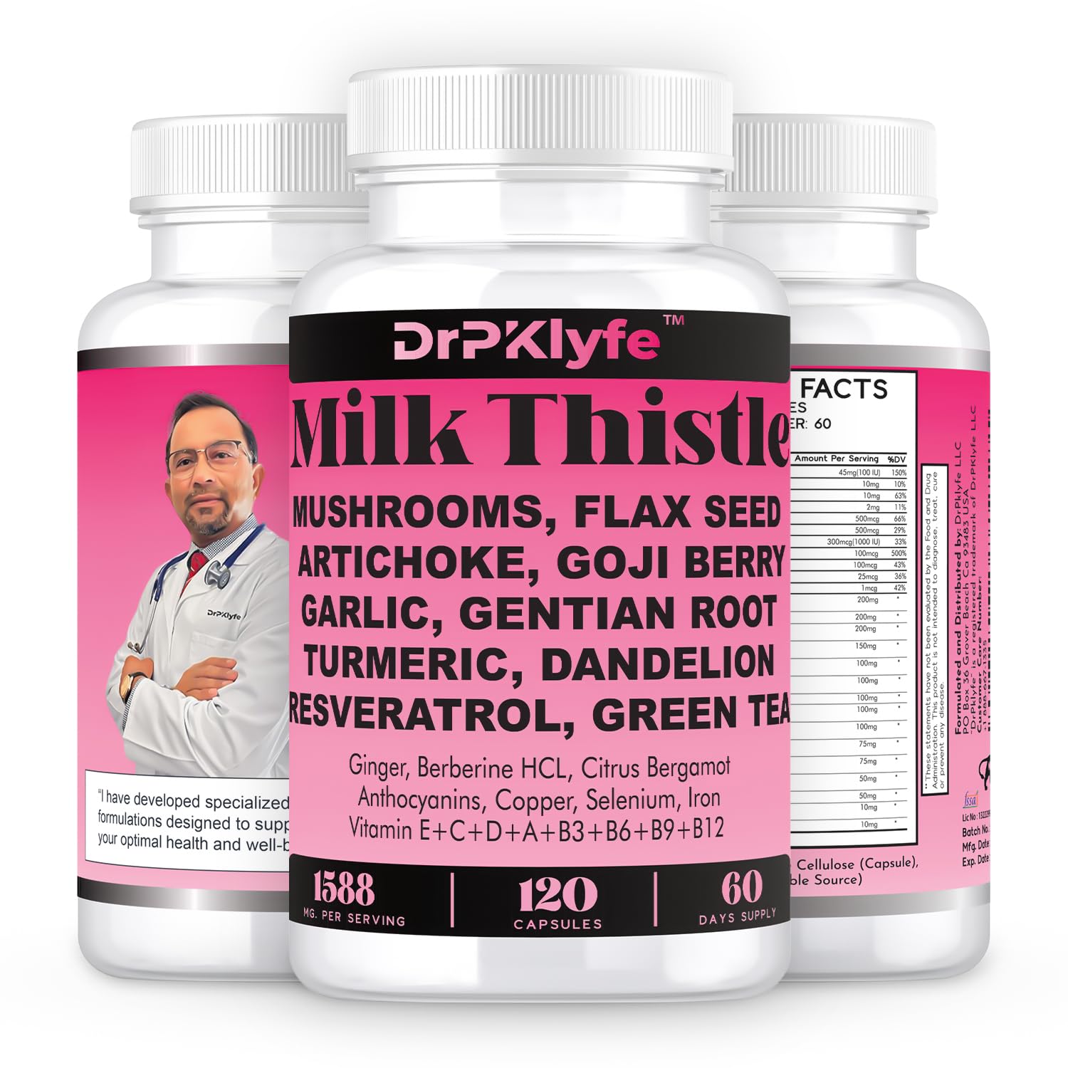 milk thistle liver detox capsules