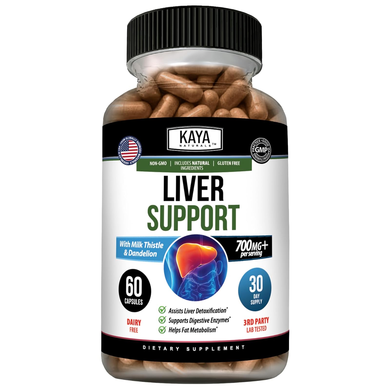 milk thistle liver detox capsules