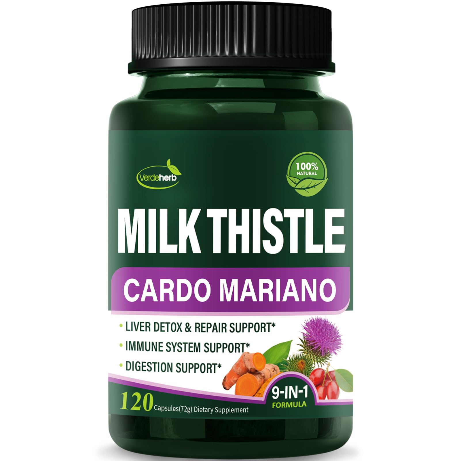 milk thistle liver detox capsules
