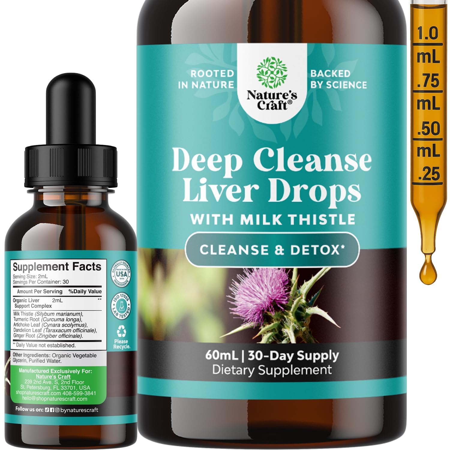 milk thistle liver detox drops