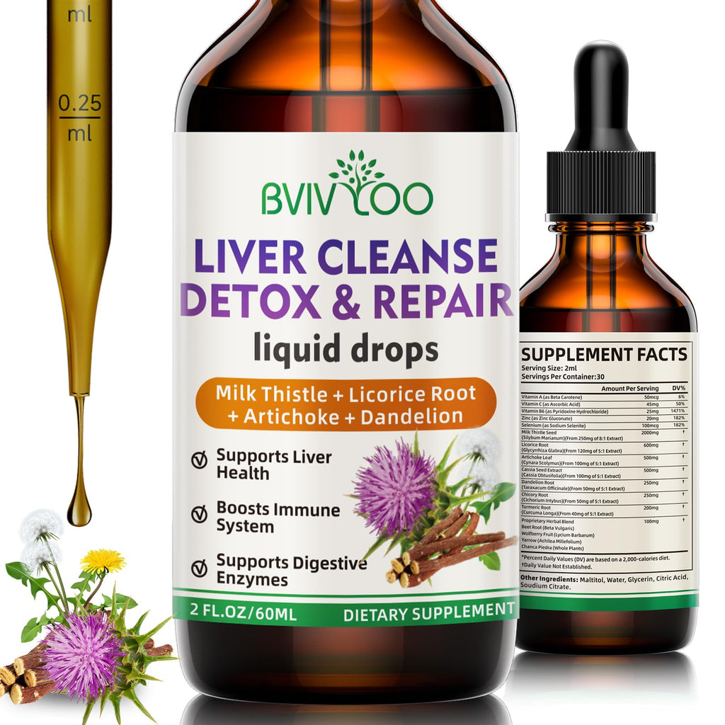 milk thistle liver detox drops