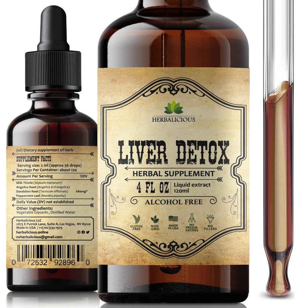 milk thistle liver detox drops