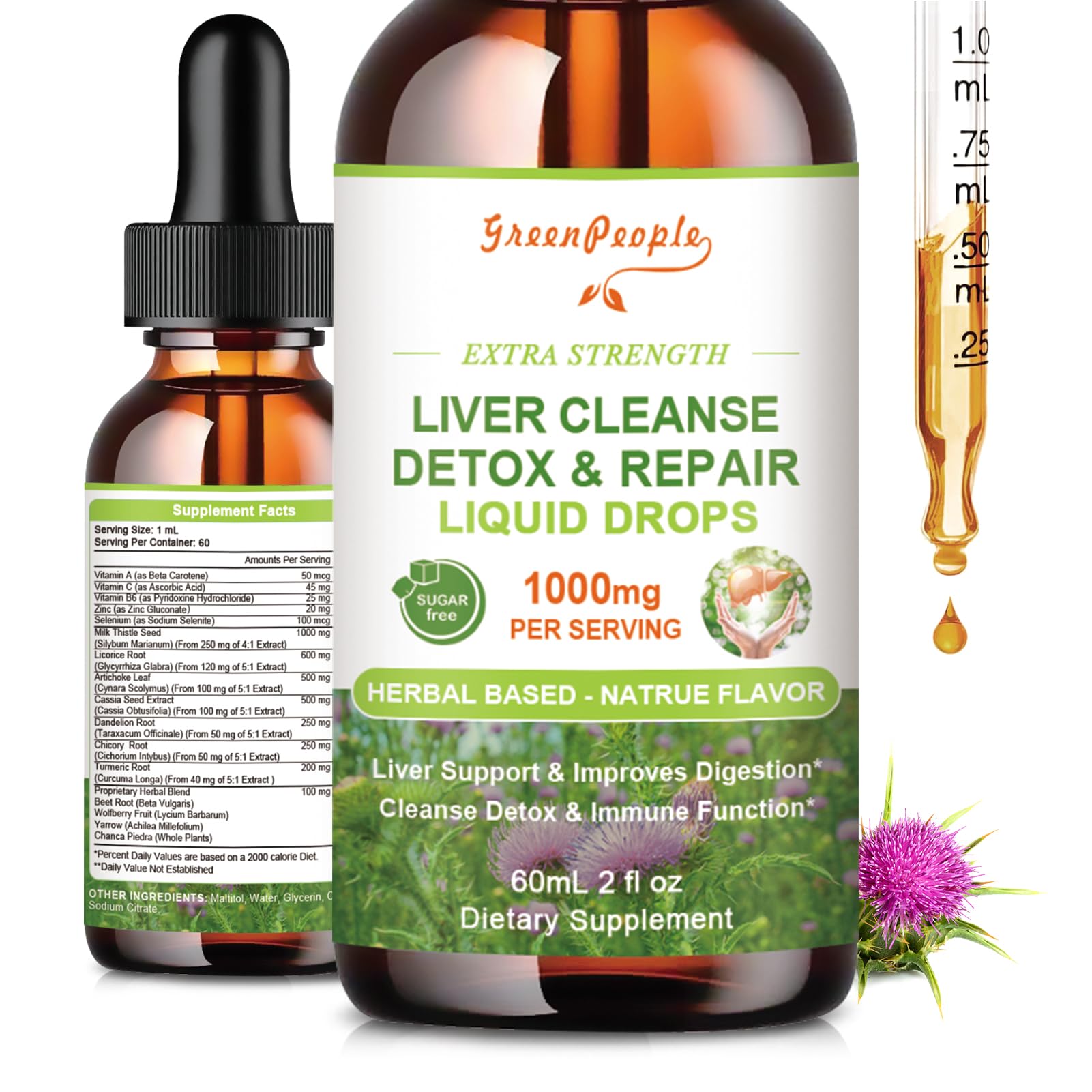 milk thistle liver detox drops