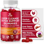 milk thistle liver detox gummies