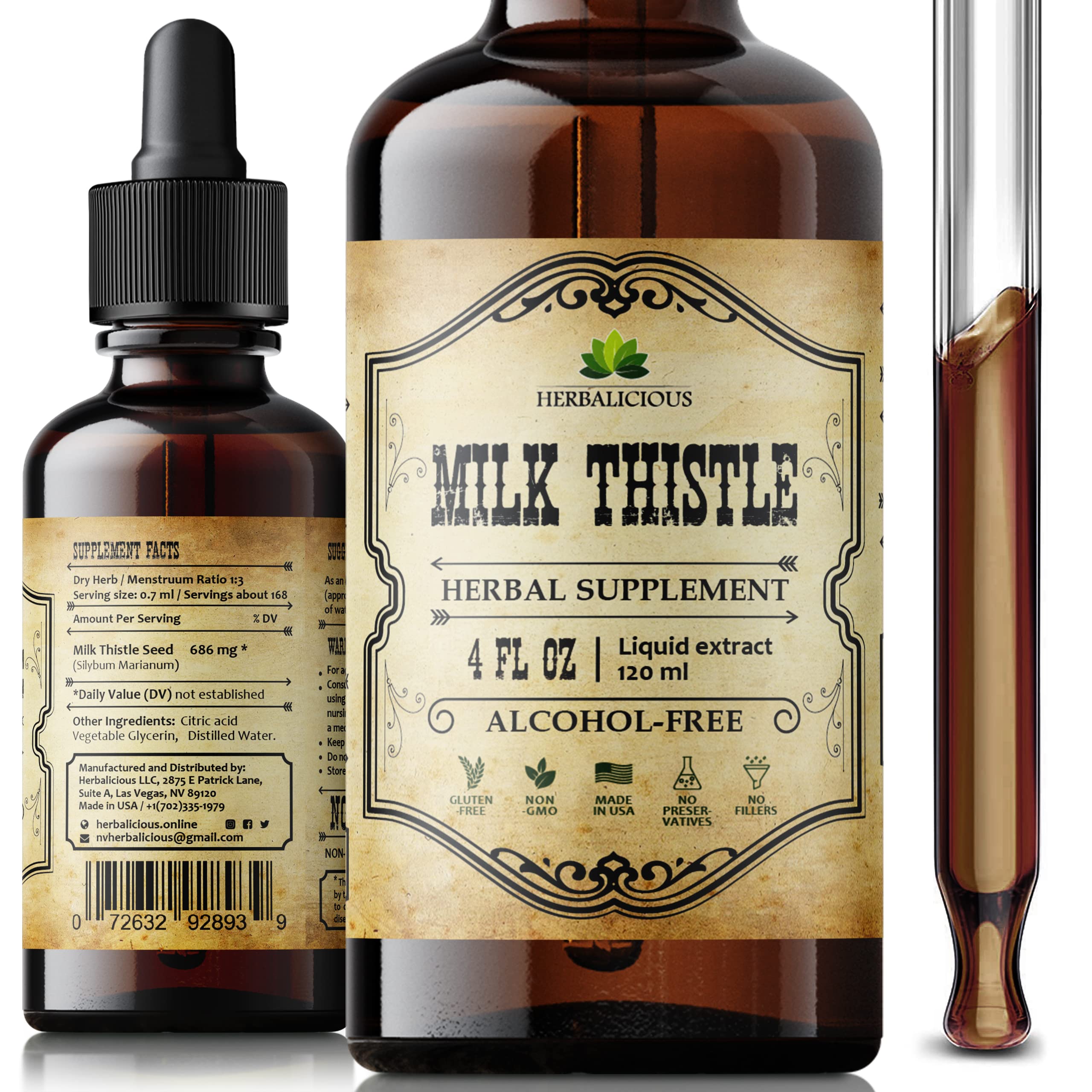 milk thistle liver detox supplement