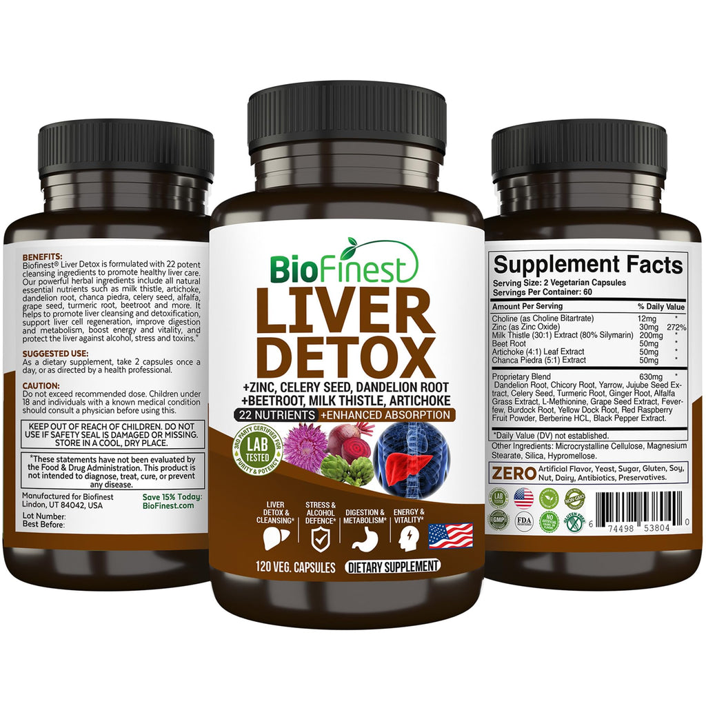 milk thistle liver detox supplement