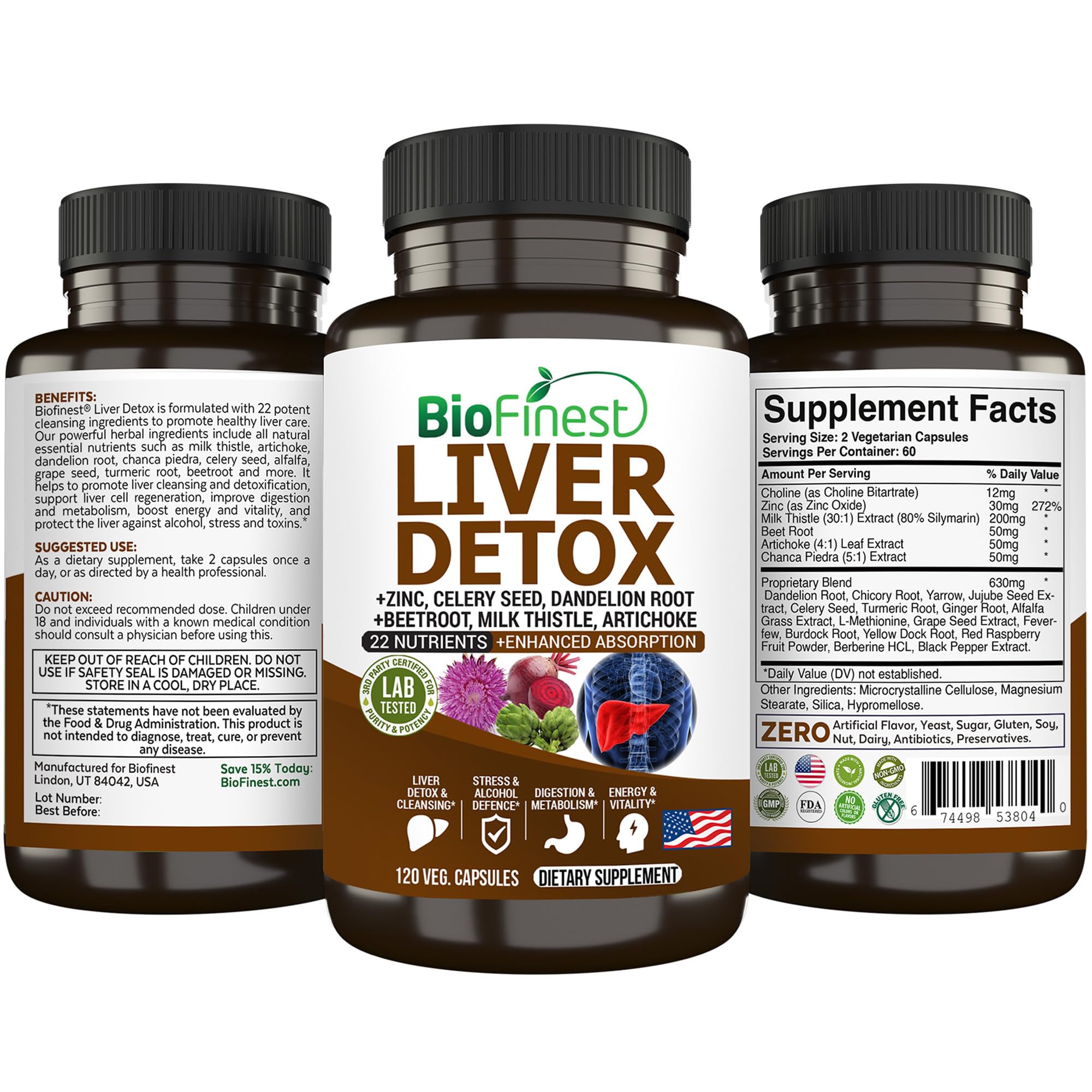 milk thistle liver detox supplement