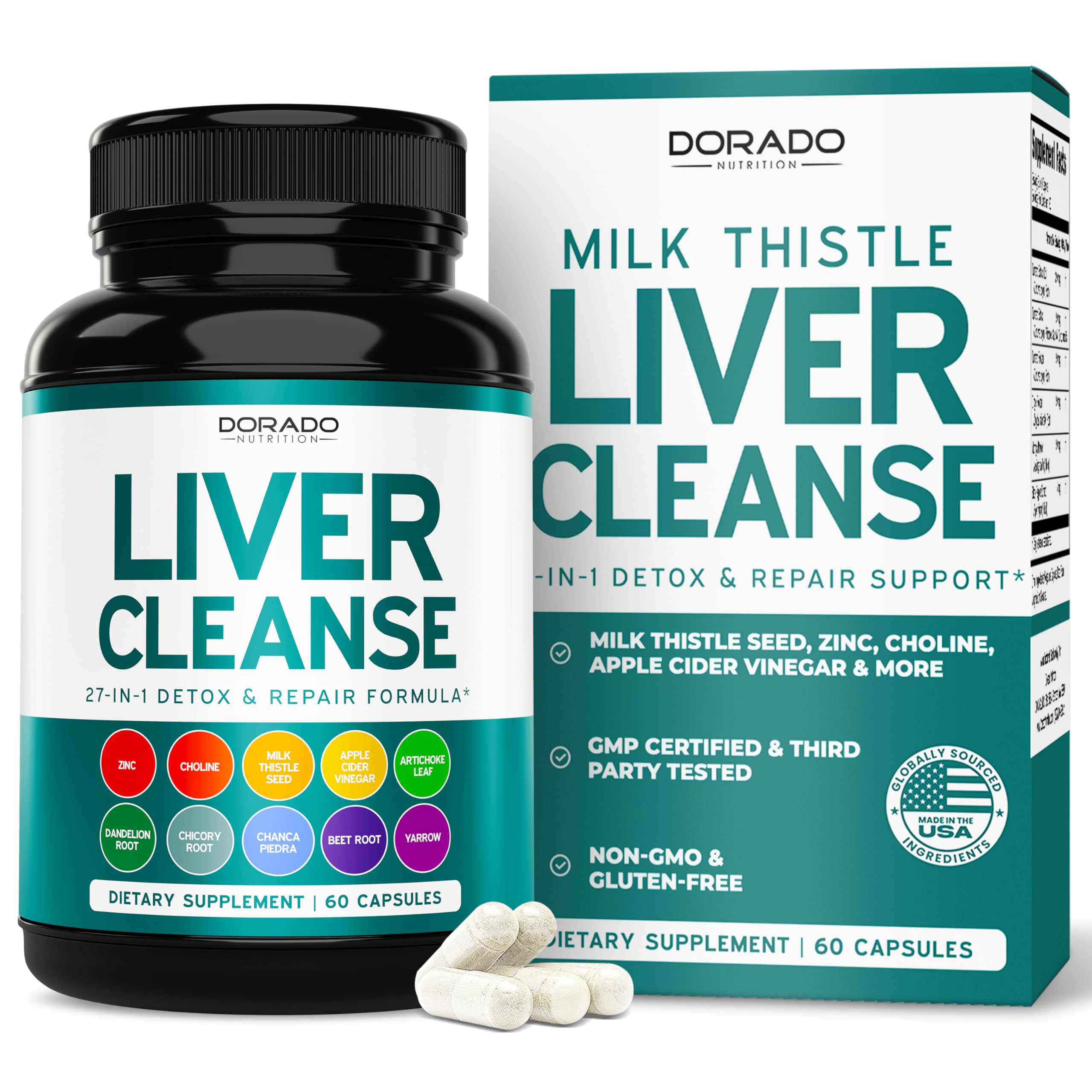 milk thistle liver detox support
