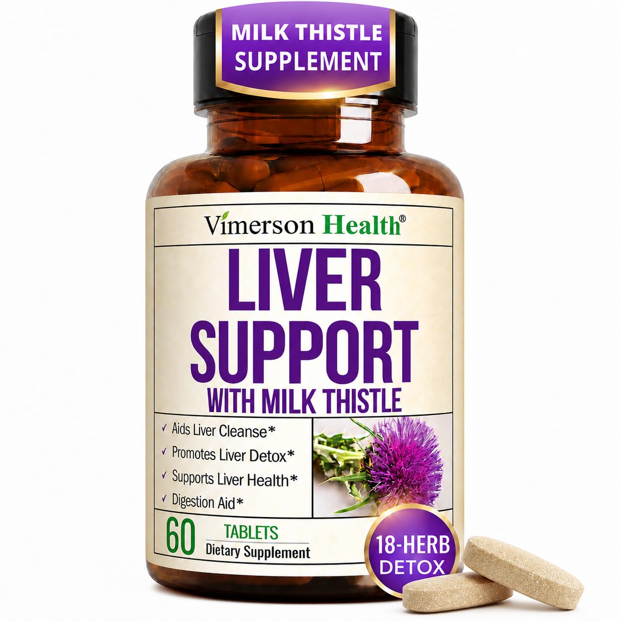 milk thistle liver detox tablets