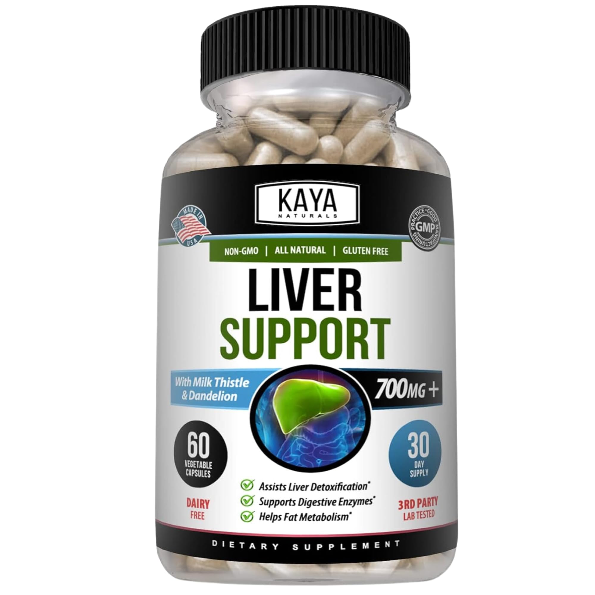 milk thistle liver health supplement