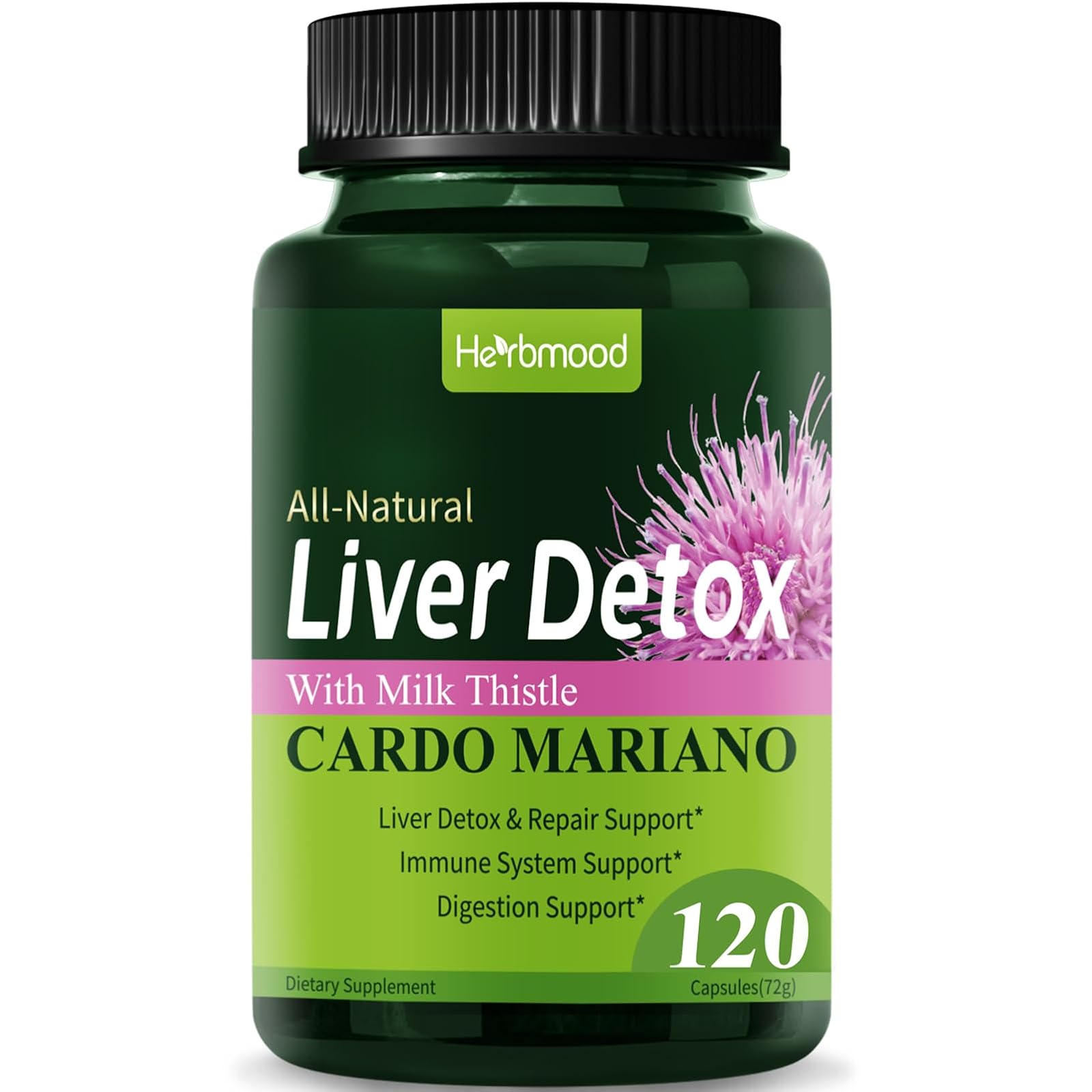 milk thistle liver support capsules