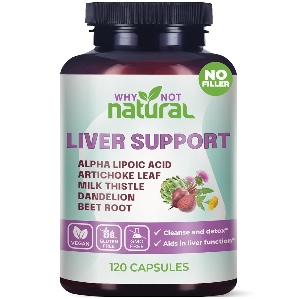 milk thistle liver support capsules