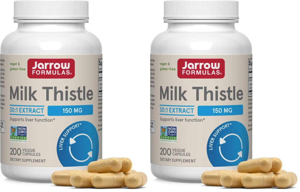 milk thistle liver support capsules
