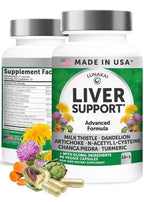 milk thistle liver support capsules