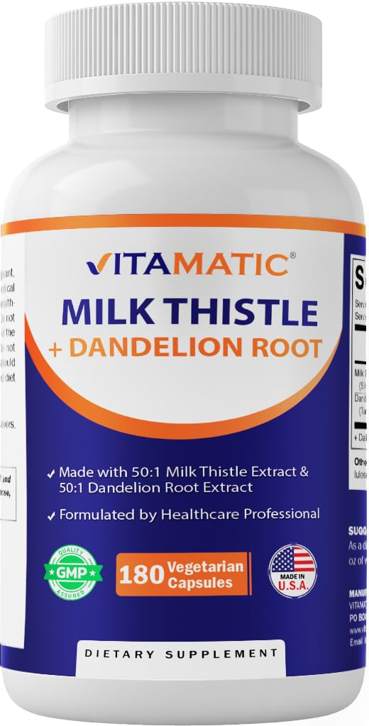 milk thistle liver support capsules