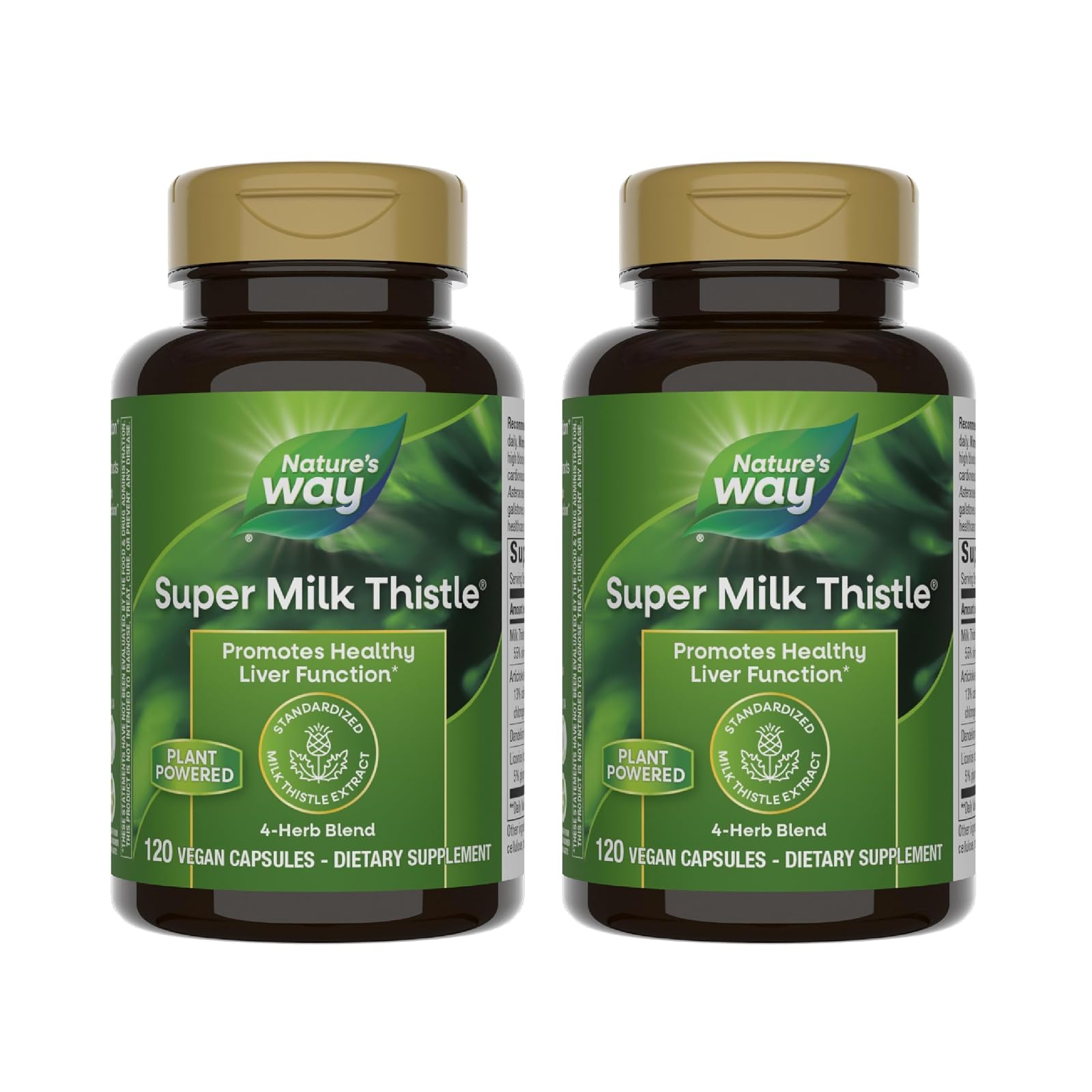 milk thistle liver support capsules