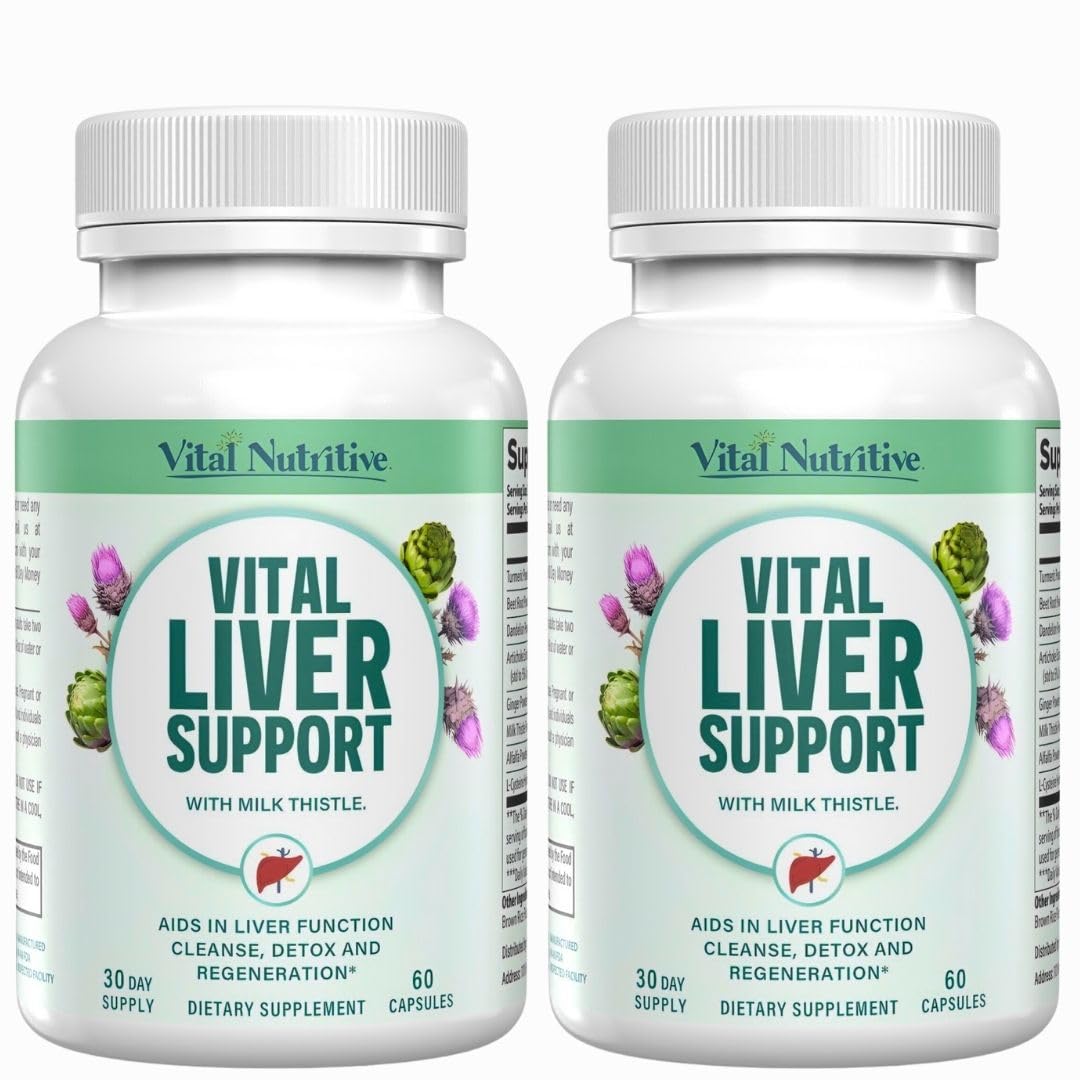 milk thistle liver support capsules